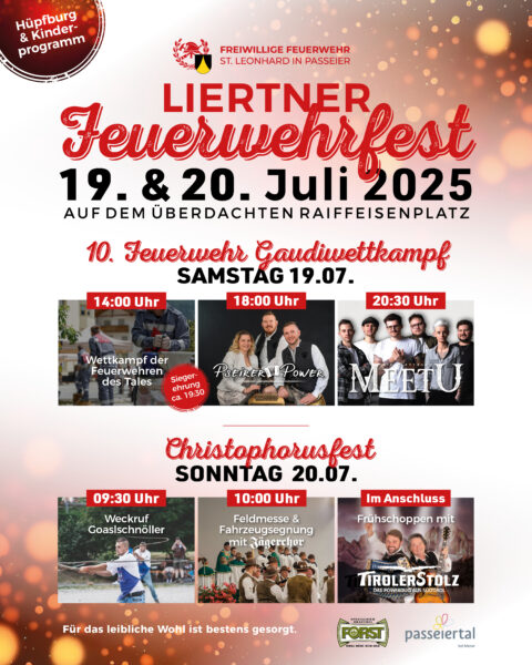 Liertner Feuerwehrfest 2025 | ff-stleonhard.com